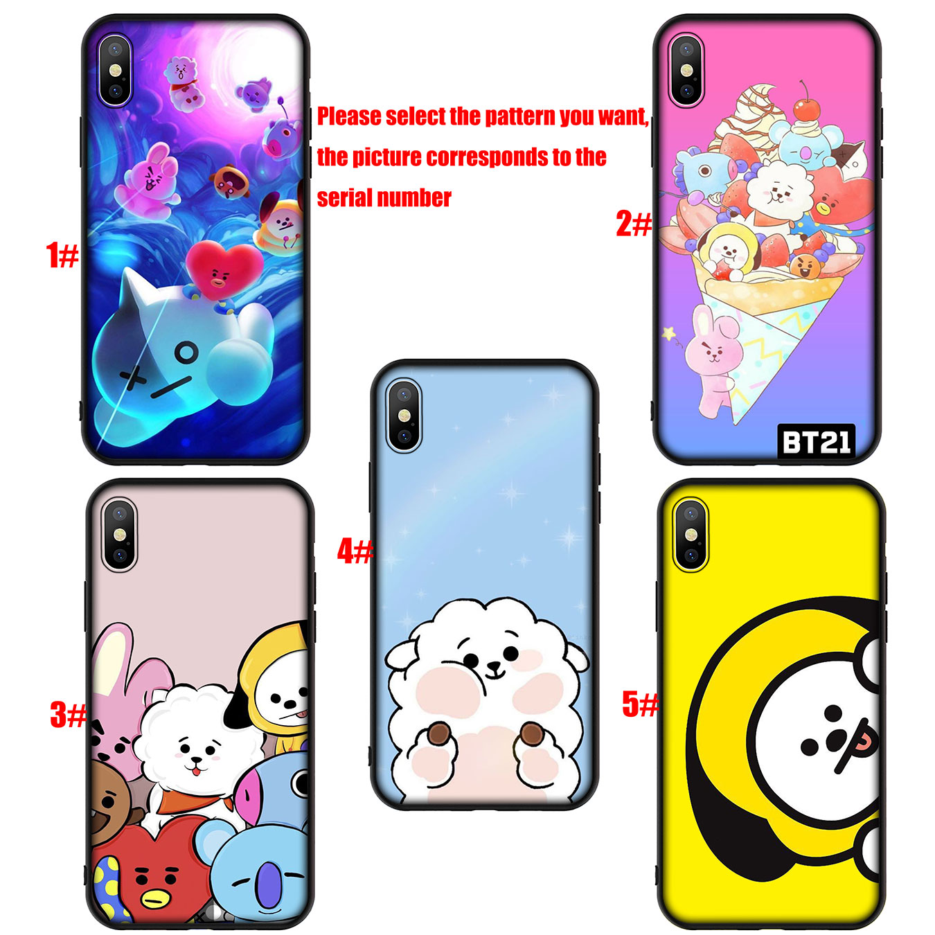 VIVO BTS BT21 เคสมือถือซิลิโคนลายการ์ตูน Bts Bt20 Se Pro V19 V15 V11 ...
