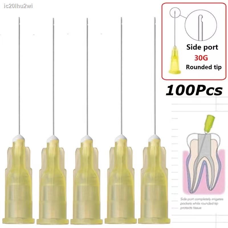 Hot sale100pcs Dental Endo Irrigation needle tip 30G End-Closed Side ...