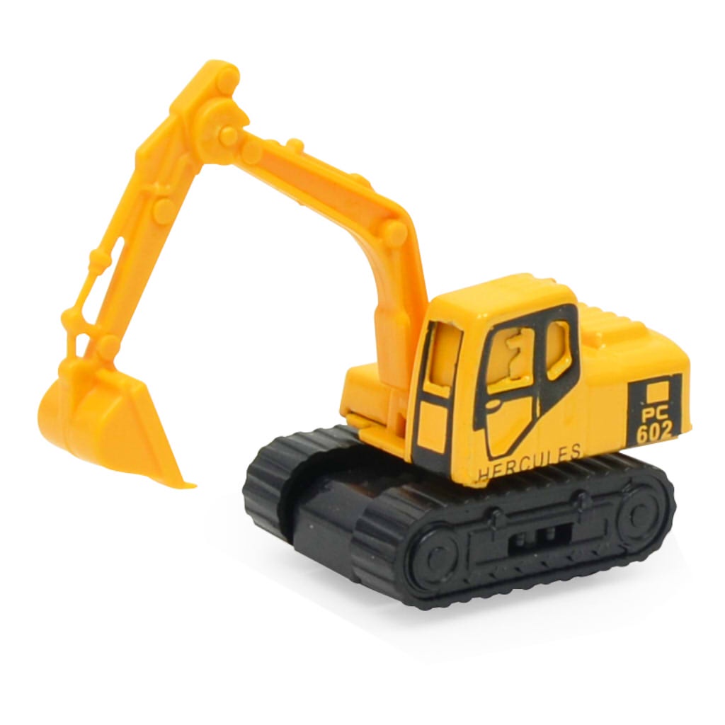 8 Pcs Construction Vehicle Truck Excavator Tractor Digger DieCast Model ...