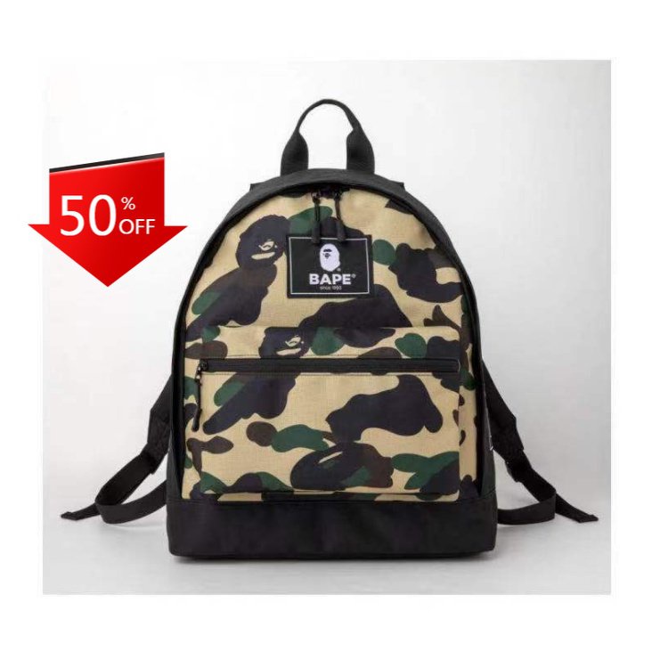 coolNew Arrival 2021 Summer A Bathing Ape Camouflage Large-Capacity ...