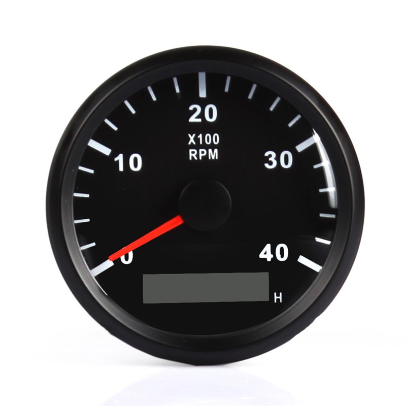 เครื่องวัดรอบเครื่องยนต์ Rpm Tachometer Gauge Wema หน้าจอ Lcd 1224V 0 ...