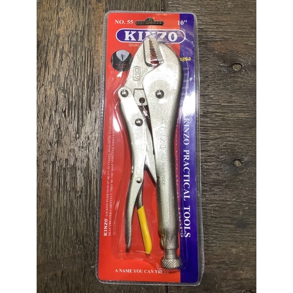 คีมล็อคปากตรง 10 นิ้ว KINZO | Shopee Thailand