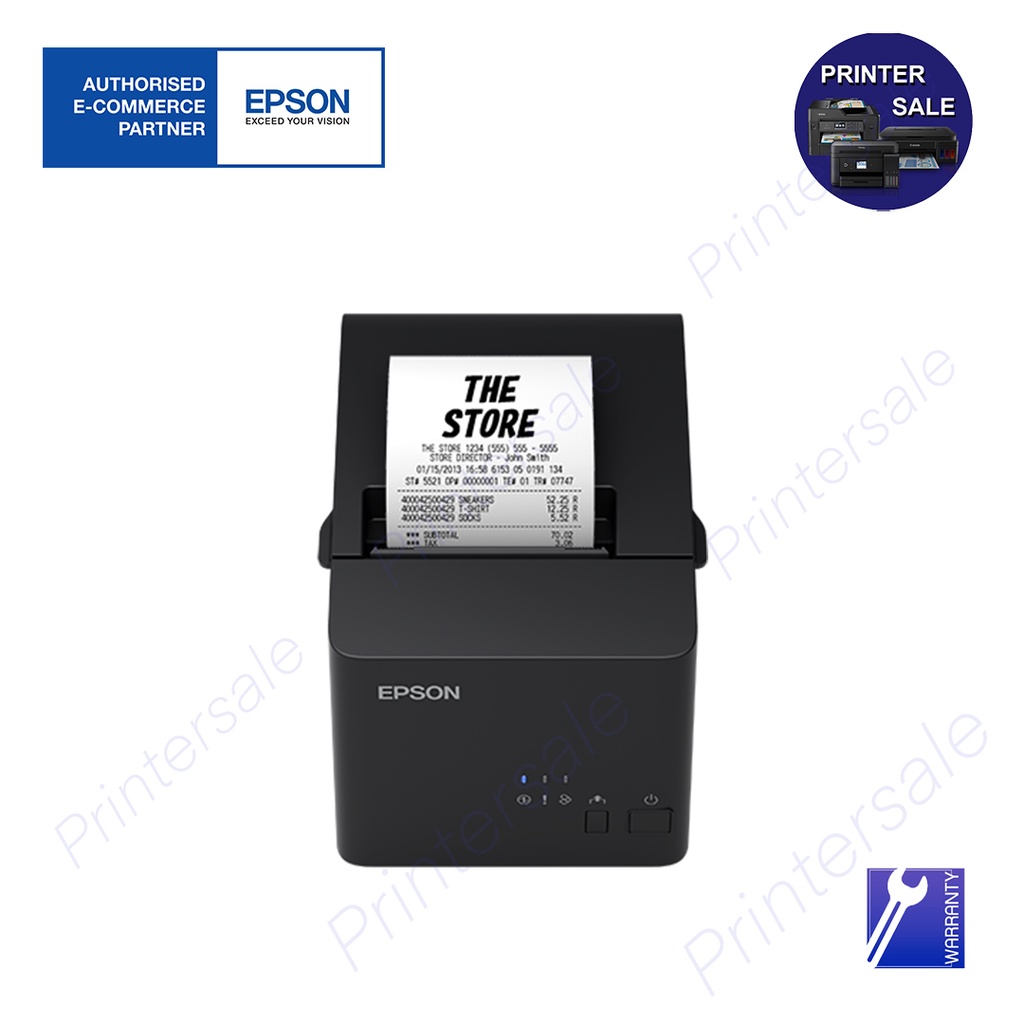 EPSON TM-T82X เครื่องพิมพ์ใบเสร็จความร้อน พิมพ์เร็ว คมชัด ทนทาน ความ ...