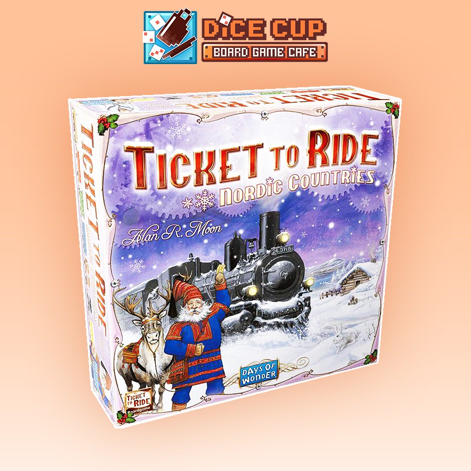 ของแท้ Ticket to ride Nordic countries Board Game - dicecup.boardgame ...