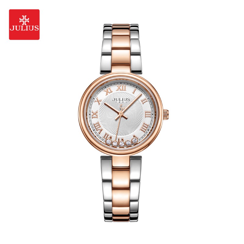 Julius นาฬิกาข้อมือผู้หญิง รุ่น JA-1285 สแตนเลสสตีล สายแพ แบรนด์เกาหลี ...