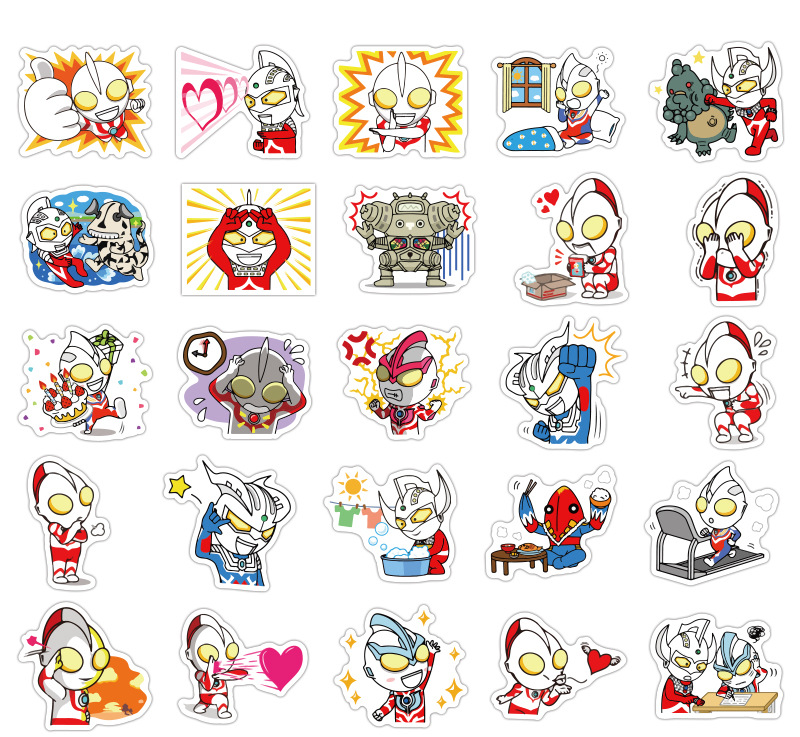 อุลตร้าแมน Ultraman อนิเมะ sticker สติกเกอร์กันน้ำรูปแบบที่แตกต่างกัน ...