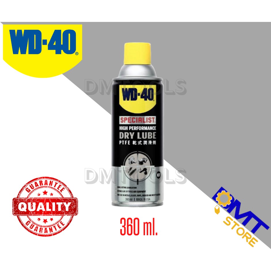 WD-40 Dry Lube น้ำมันหล่อลื่น แห้งเร็ว 360ml. | Shopee Thailand