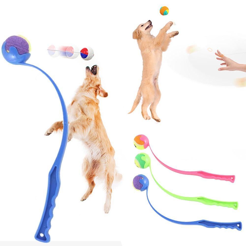 ☆YOLA☆ Outdoor Dog Ball Thrower Launcher Dog Training Toy Fetch ...