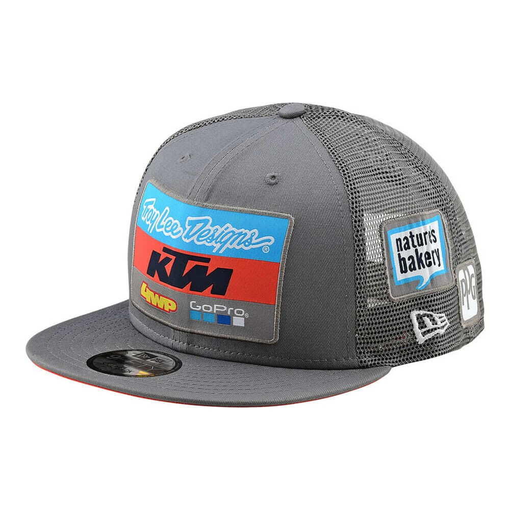TLD TROY LEE DESIGNS KTM หมวกแก๊ป หมวกเบสบอล สีเทา - 36nfnkjbth - ThaiPick