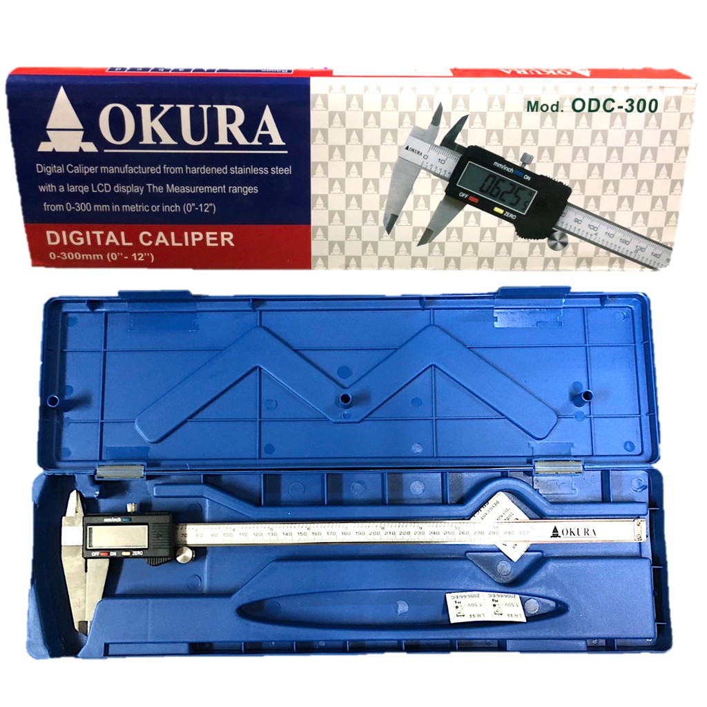 เวอร์เนียร์ดิจิตอล สแตนเลส OKURA 6,8,12 นิ้ว เวอร์เนีย | Shopee Thailand