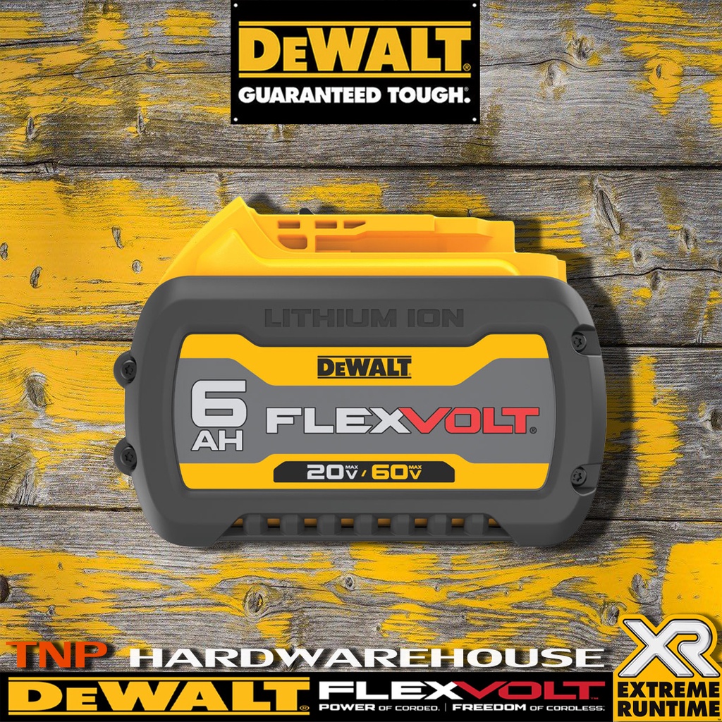 DEWALT DCB606 20V60V MAX FLEXVOLT 6.0 AH BATTERY (ประกัน 1 ปี) - tnp ...