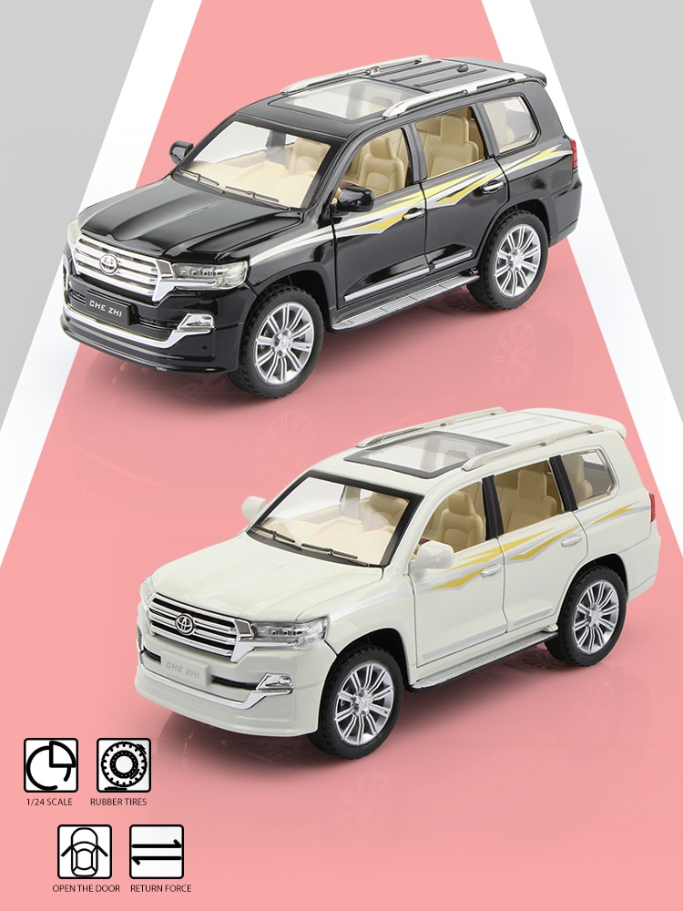 Chezhi Simulation Alloy Model TOYOTA Land Cruiser 124 Scale SixDoors ...