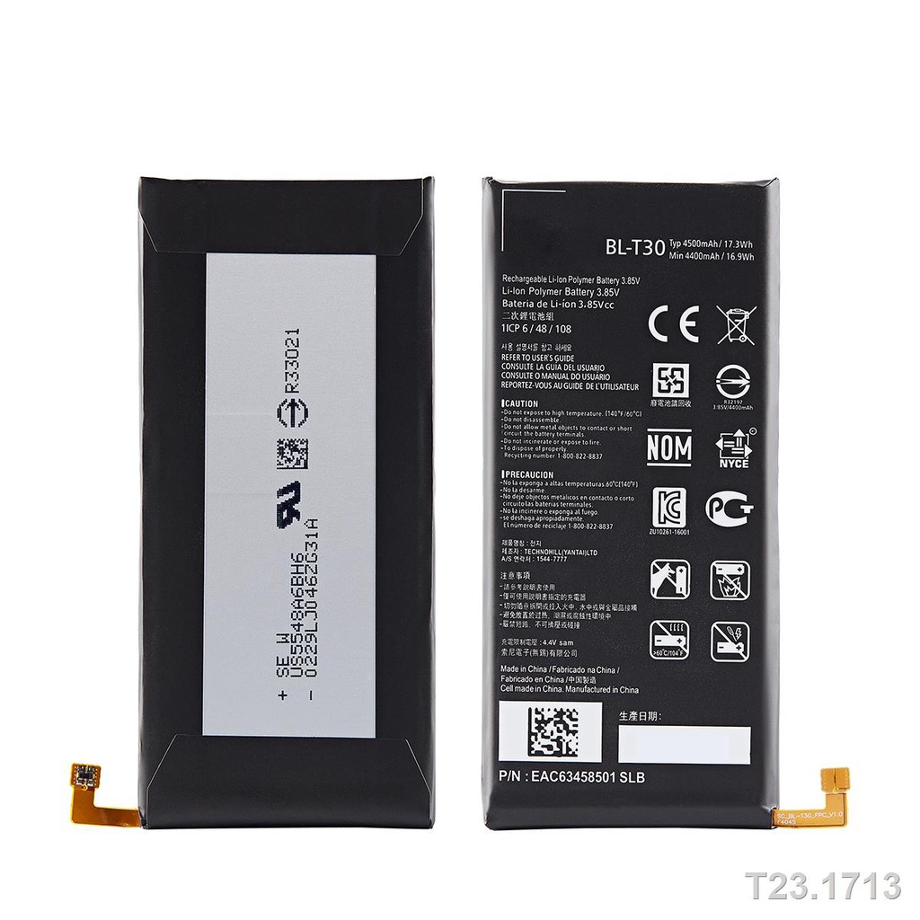 Original BL-T30 4500mAh แบตเตอรี่สำหรับ LG X Power 2 II Power2 L64VL ...