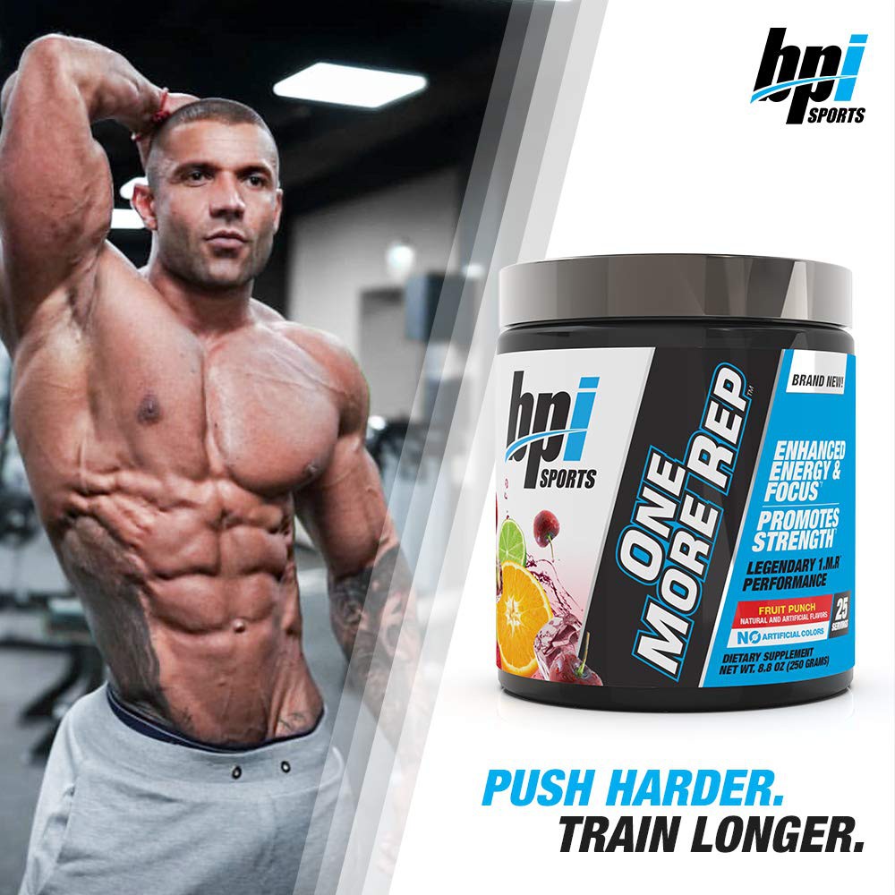 BPI One More Rep (25Servings) Pre Workout พรีเวิร์คเอาท์ เพิ่มพละกำลัง ...
