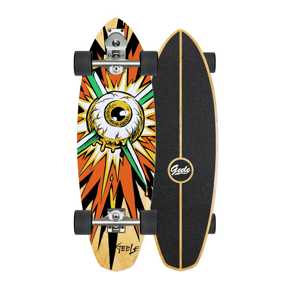 【2021 ใหม่】e Geele-S7 Surfskate Dual พวงมาลัยเรียบ Star SM thruster ...