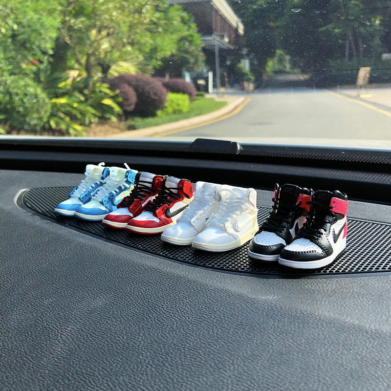 【A Pair】Aj Shoe Model 3D Dimensional Model Car Decoration AJ Keychain ...