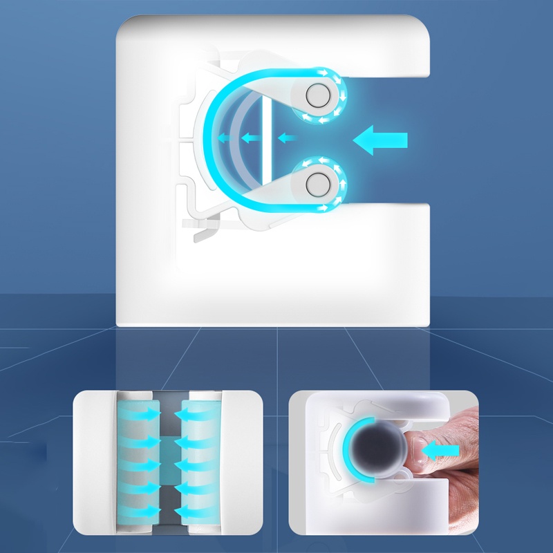 พร้อมส่งECOCO ที่แขวนไม้ถูพื้น ติดผนัง รุ่นไม่ต้องเจาะ ที่หนีบไม้กวาด ...