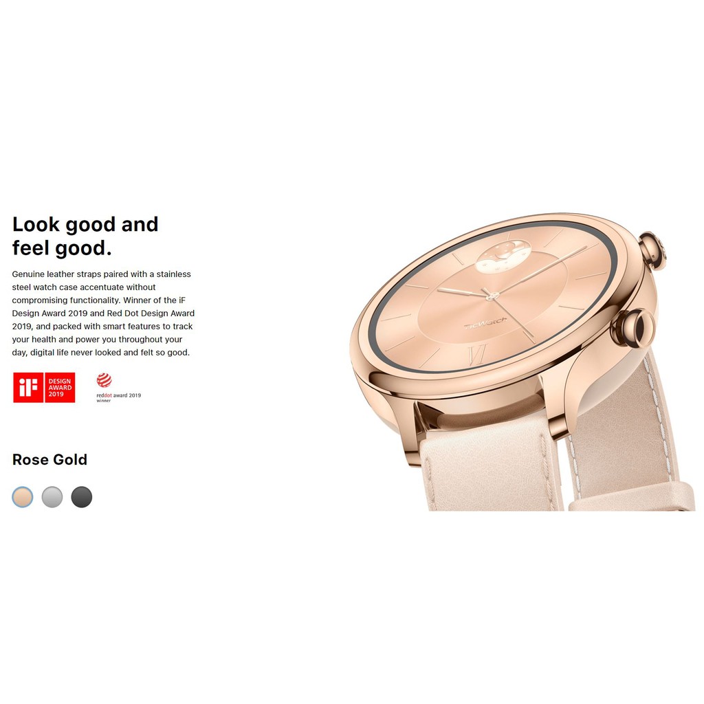 Ticwatch Smartwatch C2 Plus (เครื่องศูนย์ไทย รับประกันสินค้า 1 ปี ...