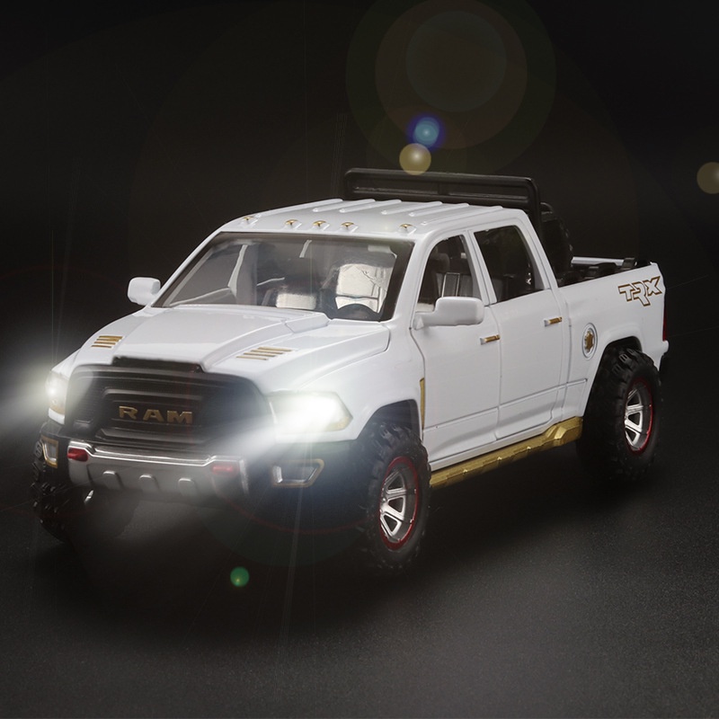 jkgarage โมเดลรถเหล็ก รถกระบะ RAM 4X4 132โมเดลรถยนต์ รถเหล็ก ของขวัญ ...