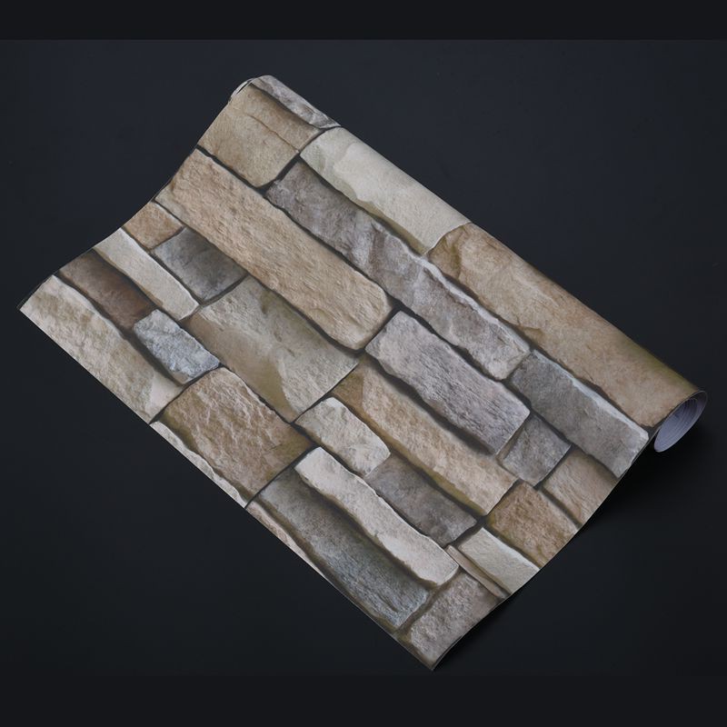 3D Stone Wall Vinyl Nature Emboss Sticker,Rock pieces,45*100cm ...