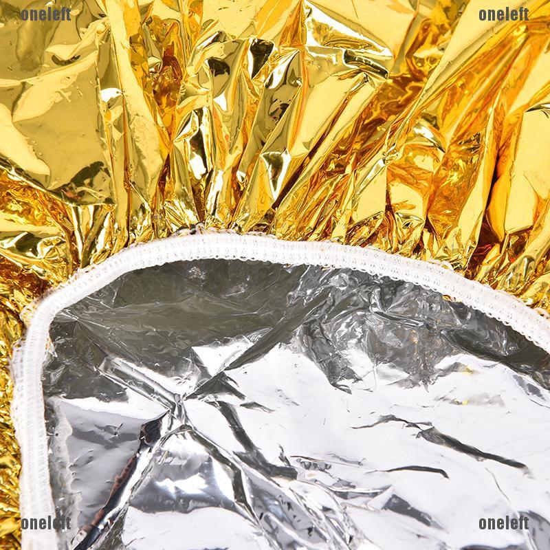 jak Hat Mask Cap Shower Caps One-off Bathing Elastic Aluminum Foil Hair ...