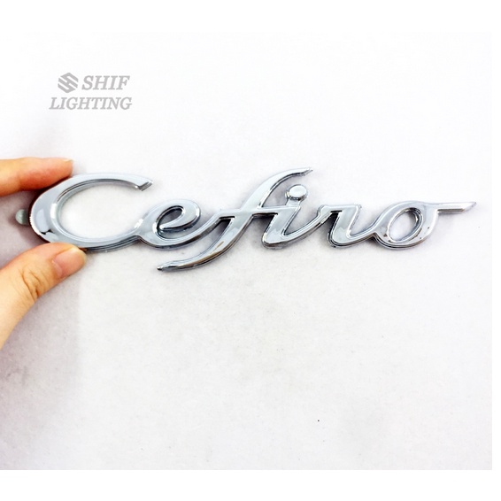 โลโก้ เชฟิโร่ นิสสัน ฟ้อนเก่า Cefiro old CEFIRO Logo Letter Car Auto ...