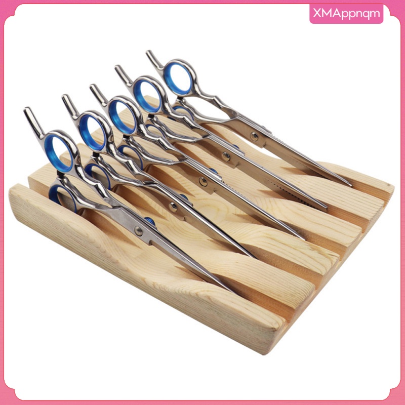 [xmappnqm] Hair Salon Shear Holder, Pro Hair Cutting Scissors Rack for ...