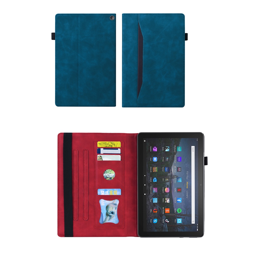 เคสหนัง Pu ป้องกันการกระแทกสําหรับ Amazon Fire Hd10 2021 T76N2B ...