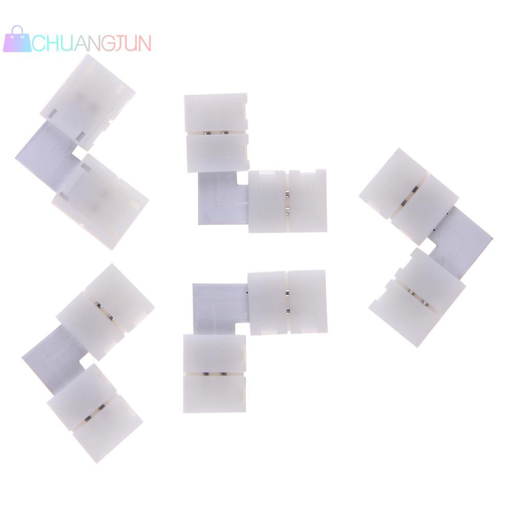 อุปกรณ์เชื่อมต่อพลาสติก Led Strip 2 Pin 8 มม . L Shape 10 ชิ้น ...
