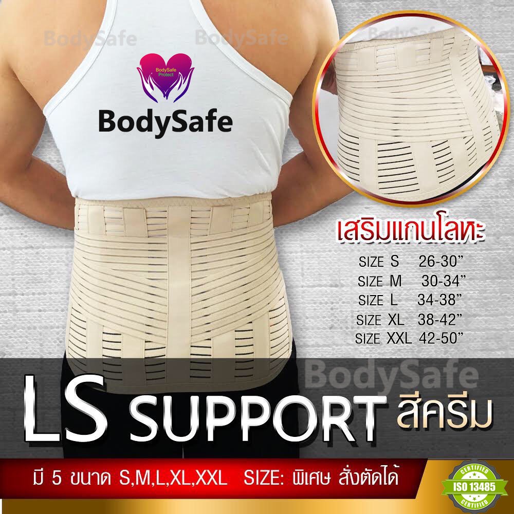 เข็มขัดพยุงหลัง สายรัดเอว Lumbar Support แก้ปวดสะโพก ปวดร้าวชาลงขา ปวด ...