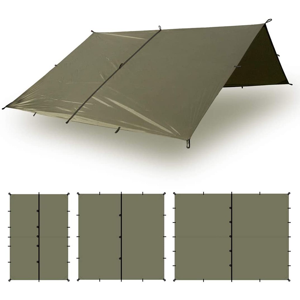 ผ้าใบกันฝน Aqua Quest Defender Tarp - 100% Waterproof Heavy Duty Nylon ...