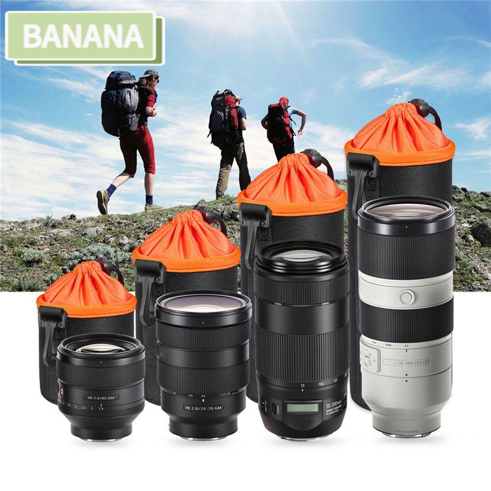 BANANA Neoprene Camera Lens Bag Portable Protector Camera Lens DSLR ...