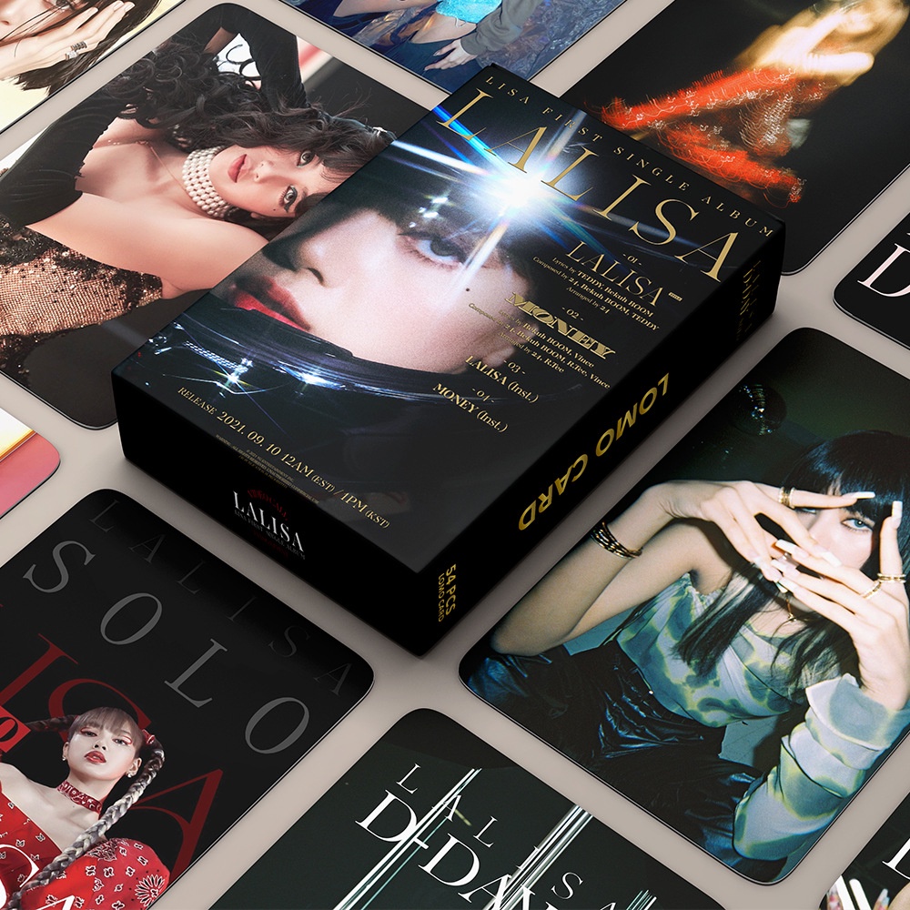 Linxx Lisa อัลบั้มโลโม่การ์ดรูปภาพโปสการ์ด Lisa First Single Series 54 ...