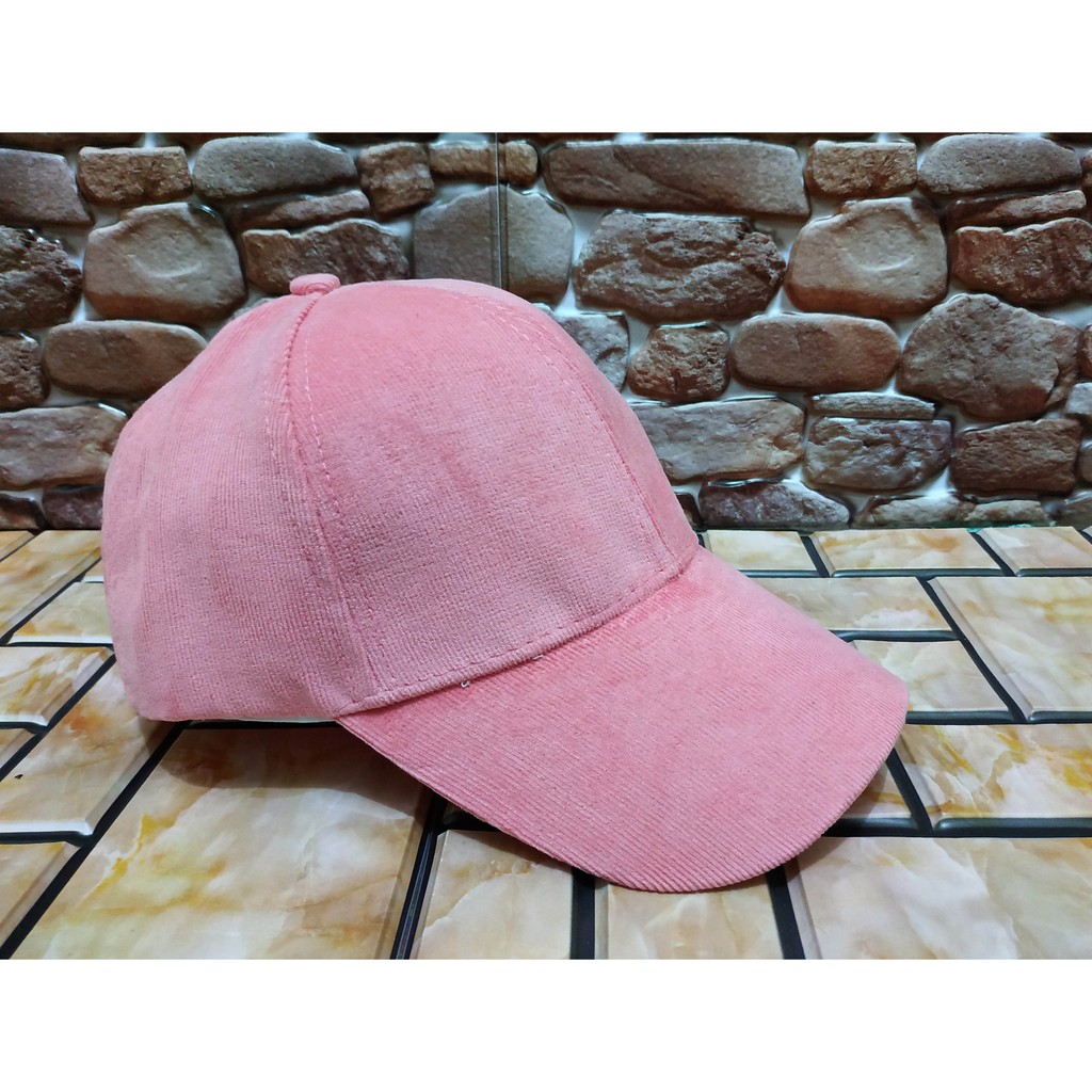 หมวกกํามะหยี่สีชมพูนําเข้าพรีเมี่ยมสําหรับเด็กผู้หญิง - be_hat.th - ThaiPick