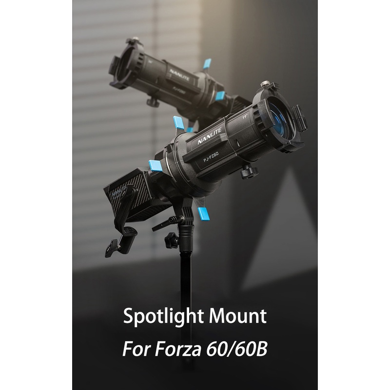 Spotlight assembly set nanlite 19 36 degrees lighting modifiers projection for nanlite forza 60 ...
