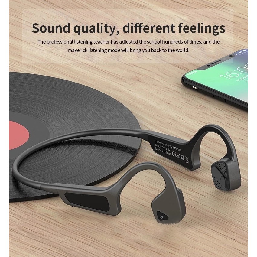 G18 Latest Wireless Bluetooth Bone Conduction Headphone Noise Reduction ...