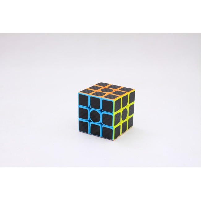 Z-Cube 3x3 Speed Cube Carbon Fiber Sticker Smooth Magic Cube Puzzle ...