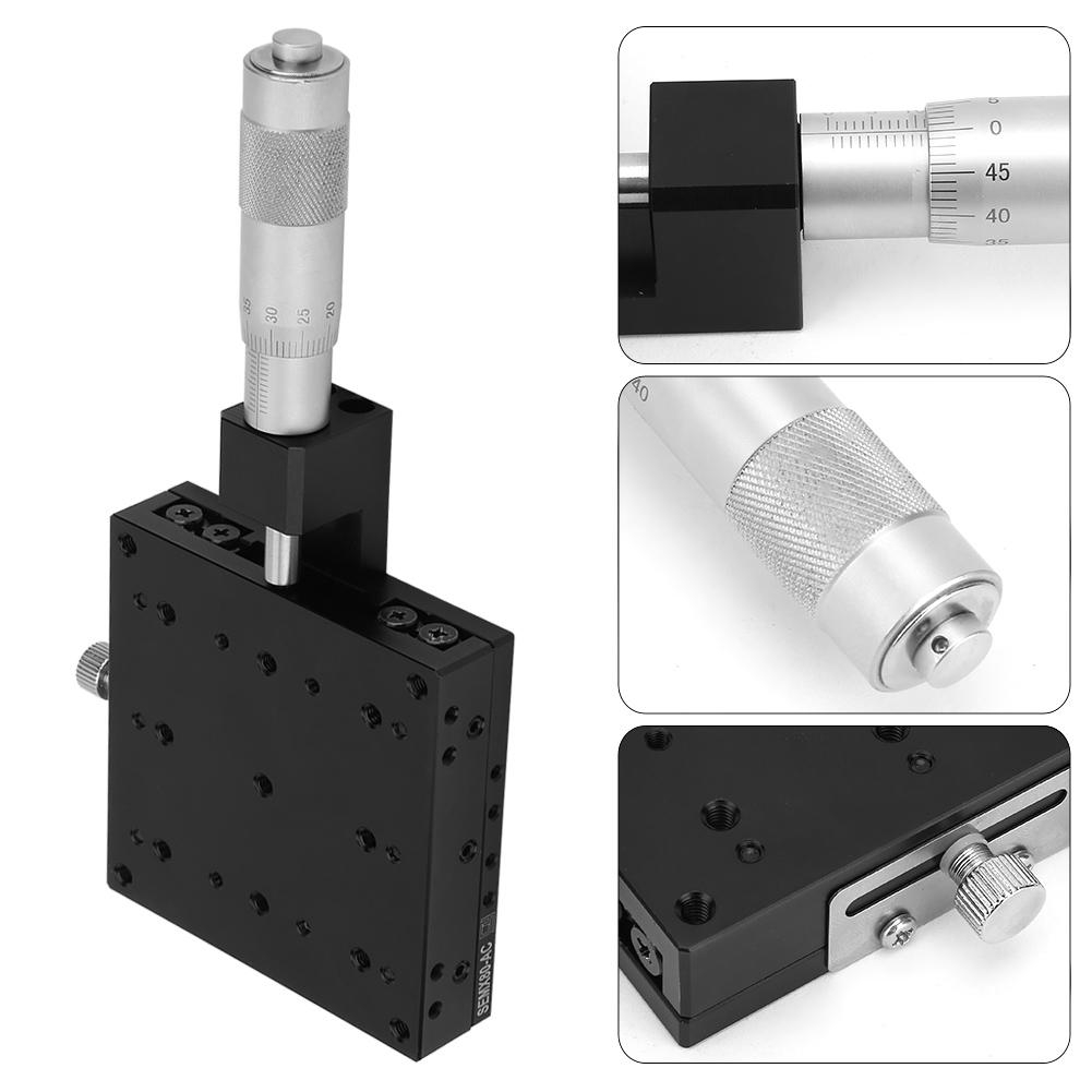 X Micrometer Manual Fine-tuning Cross Roller Precision Linear Stages 80 ...