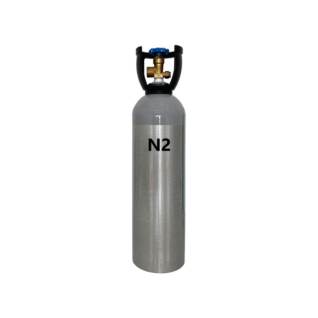 UMEGA ถังไนโตรเจนอลูมิเนียมพร้อมการ์ดมือจับ ขนาด 1คิว พร้อมไนโตรเจนเต็ม ...