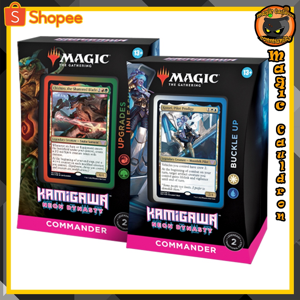 MTG Kamigawa Neon Dynasty Commander Deck Display - magic.cauldron ...