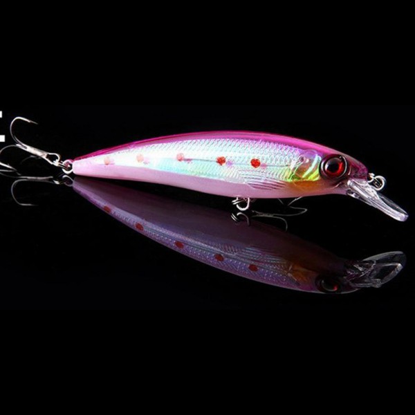 11CM/13.5G Fishing Lures Artificial Hard Baits Minnow Wobblers Crankbait 3D - meteor1.th - ThaiPick