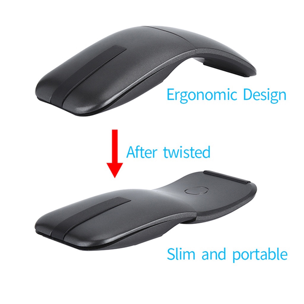 chronic☺2.4Ghz USB Wireless Ergonomic Design Mouse 1200DPI 3D Scroll ...