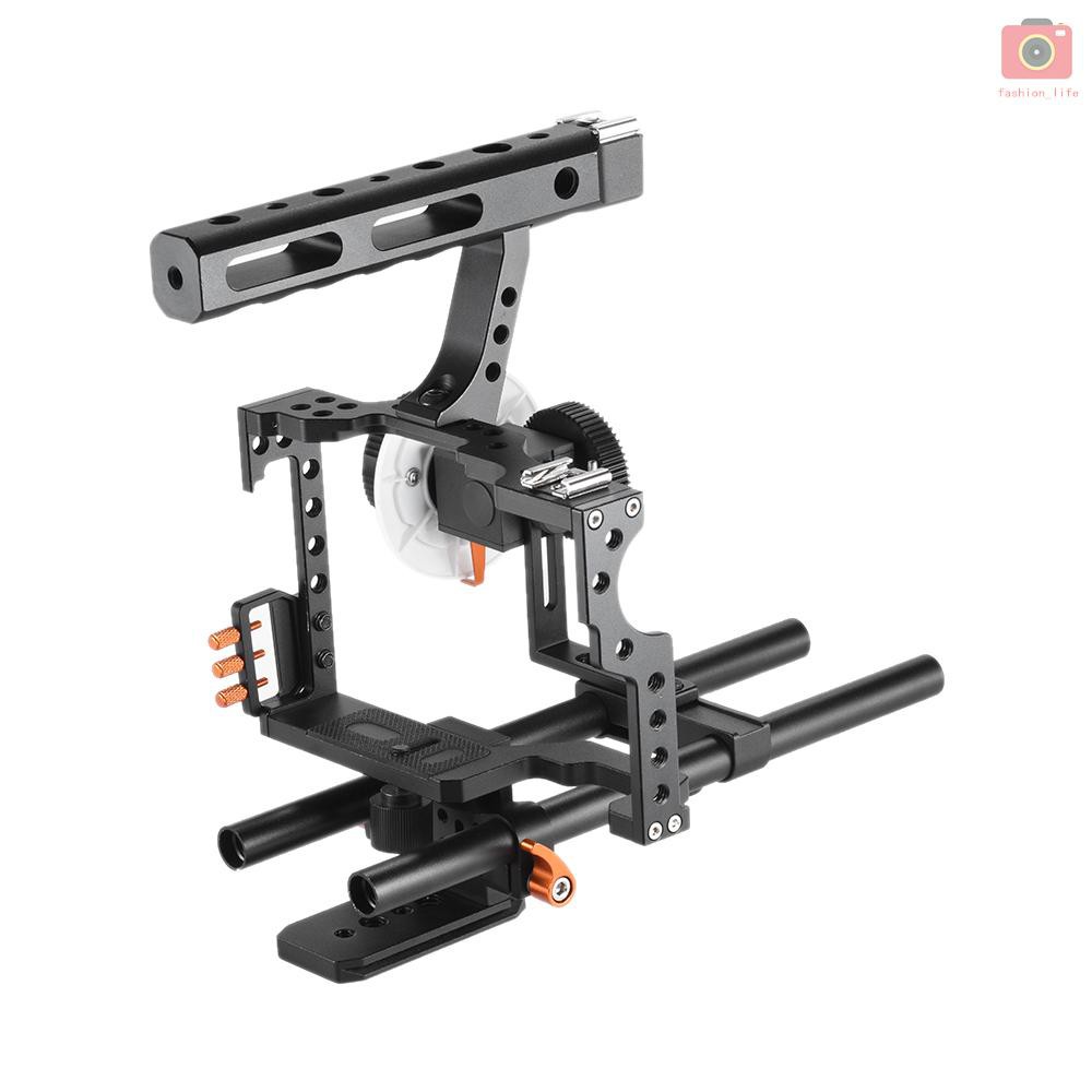 Andoer C500 Aluminum Alloy Camera Camcorder Video Cage Rig Kit Film ...