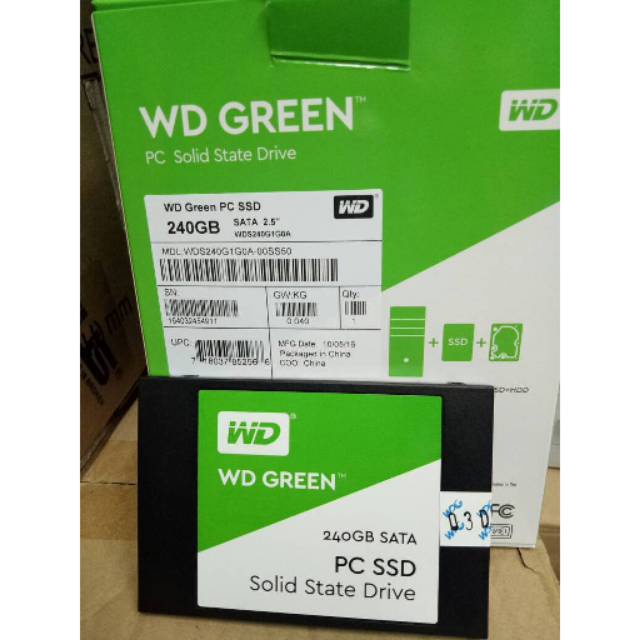 Wd Green SSD 240GB 2.5inch SATA III Internal Solid State - 542_k7gv0g ...