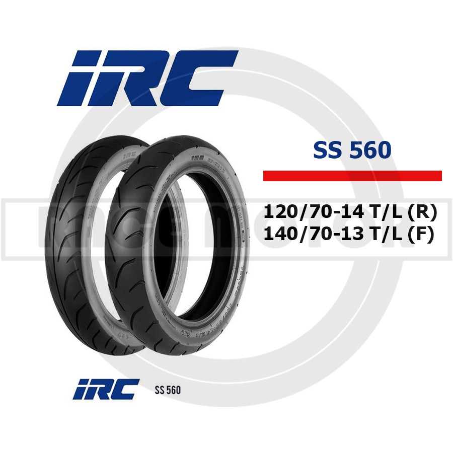 [ยางปี21] IRC SS560 : 120/70-14, 140/70-13 สำหรับ FORZA300 (ตัวแรก) ยาง ...