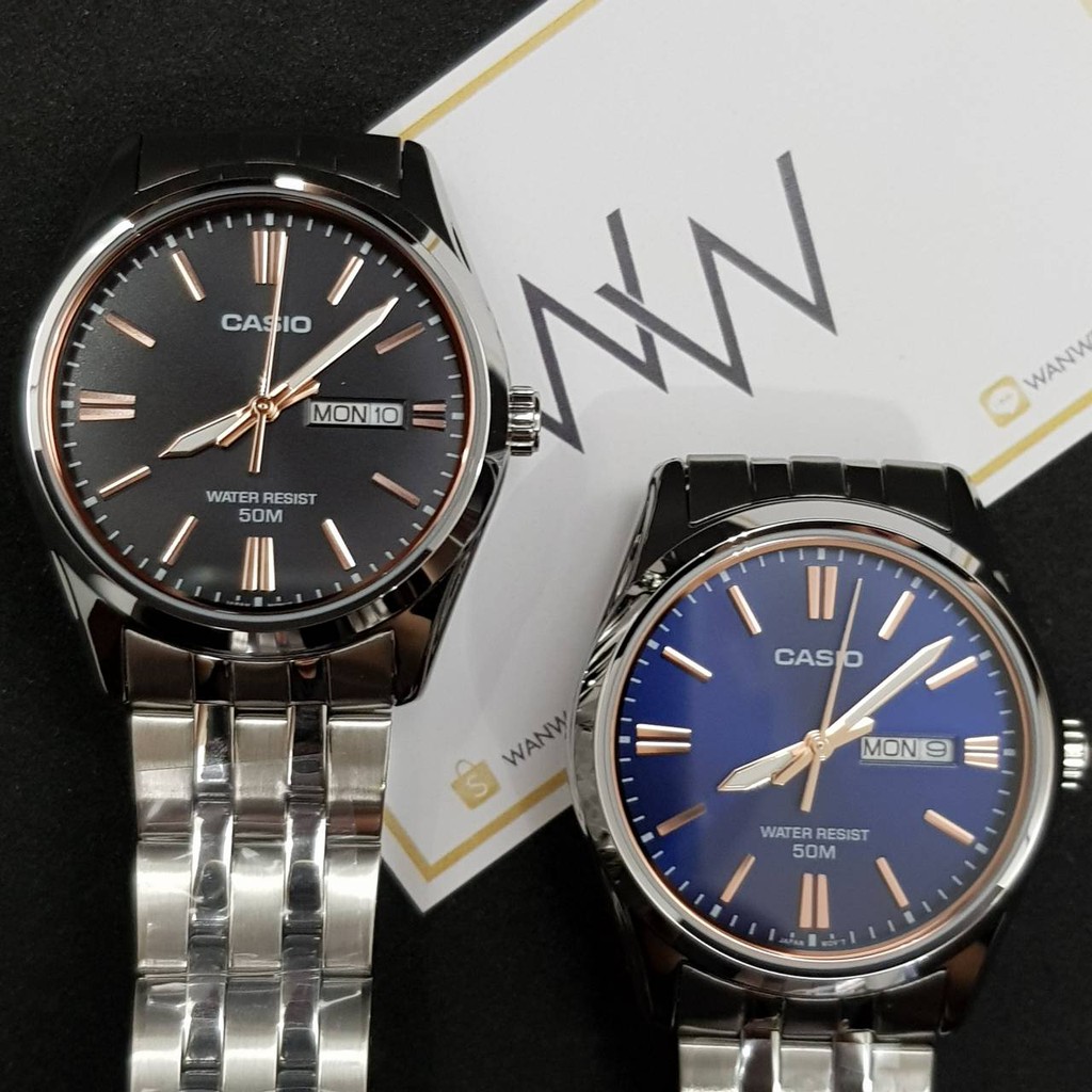 โค้ด 10FASH120 ลดเพิ่ม 120ของแท้ นาฬิกาข้อมือ Casio ผู้ชาย รุ่น MTP ...