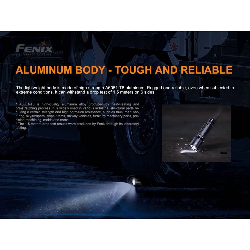 ไฟฉาย Fenix TK22 TAC Tactical Flashlight - 2800 Lumens สินค้ารับประกัน 3 ปี - tunamifac - ThaiPick