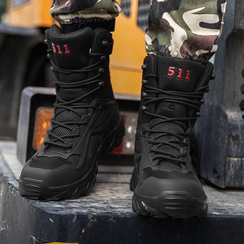 COD 511 Men's High-top Combat Boots Tactical Boots Outdoor Combat Boots ...