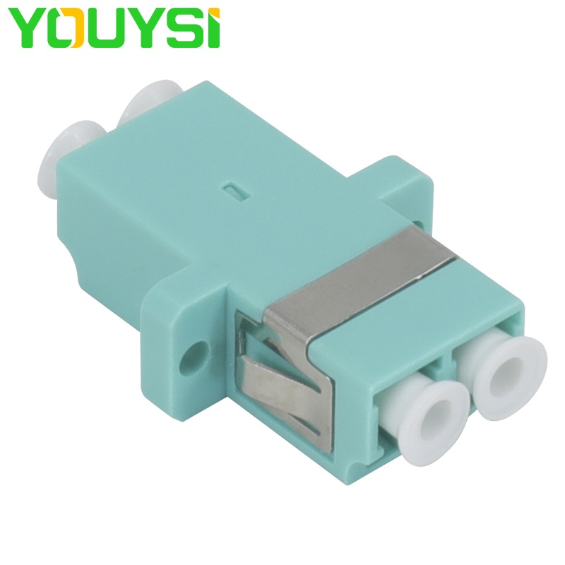 YOUYSI 50-400PCS MM Duplex LC/UPC OM3 Fiber Optic Coupler LC-LC MultiMode Duplex Fiber Connector ...