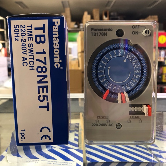 TIME SWITCH PANASONIC TB178NE5T ไทม์เมอร์ อนาล็อค | Shopee Thailand